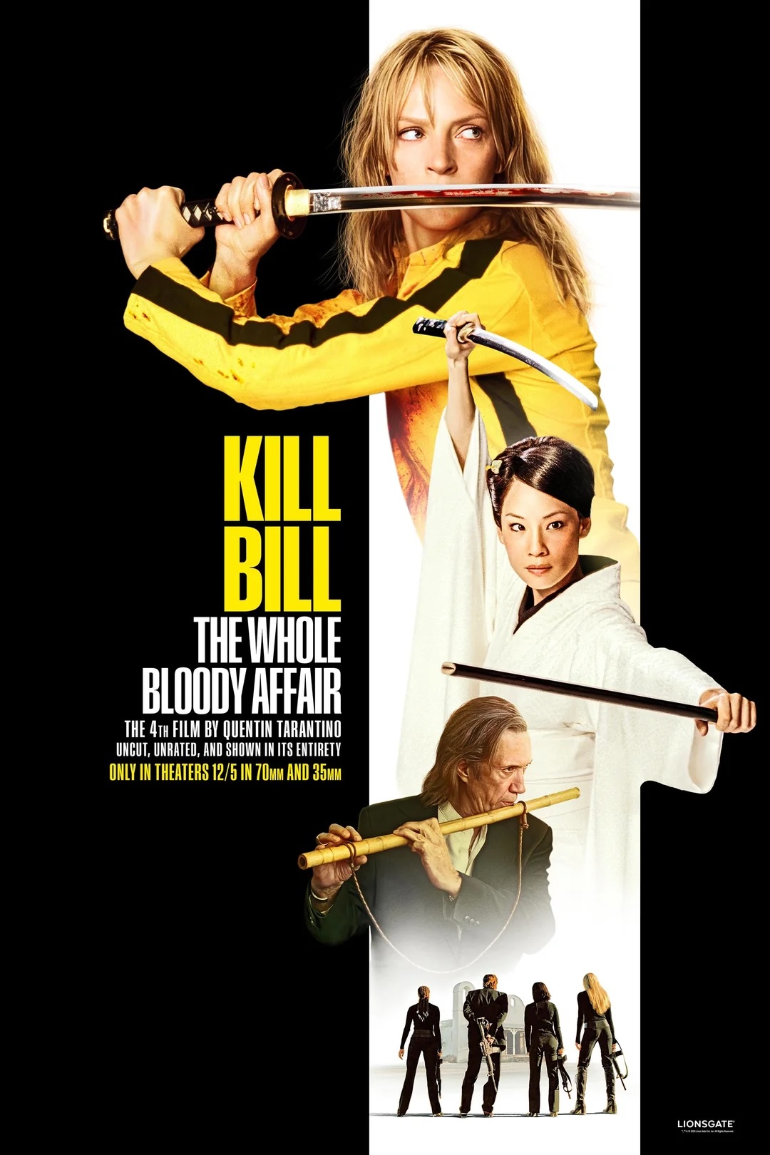 Showtime for Kill Bill: The Whole Bloody Affair 70mm playing January ...